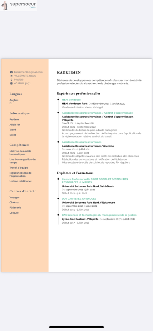 Dotée d’un bon sens de l’organisation, ainsi que d’une forte capacité d ...